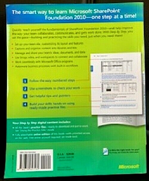 Step by Step Ser.: Microsoft® SharePoint® Foundation 2010 by Todd C ...