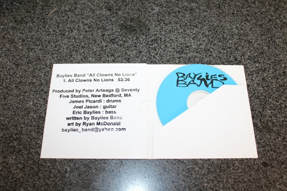 Baylies Band - Europe CD / All Clowns No Lions - James Picardi Joel ...