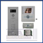 BPT - 1 WAY DOOR ENTERY INTERCOM SYSTEM WITH 3X COLOUR SCREENS & 1X ...