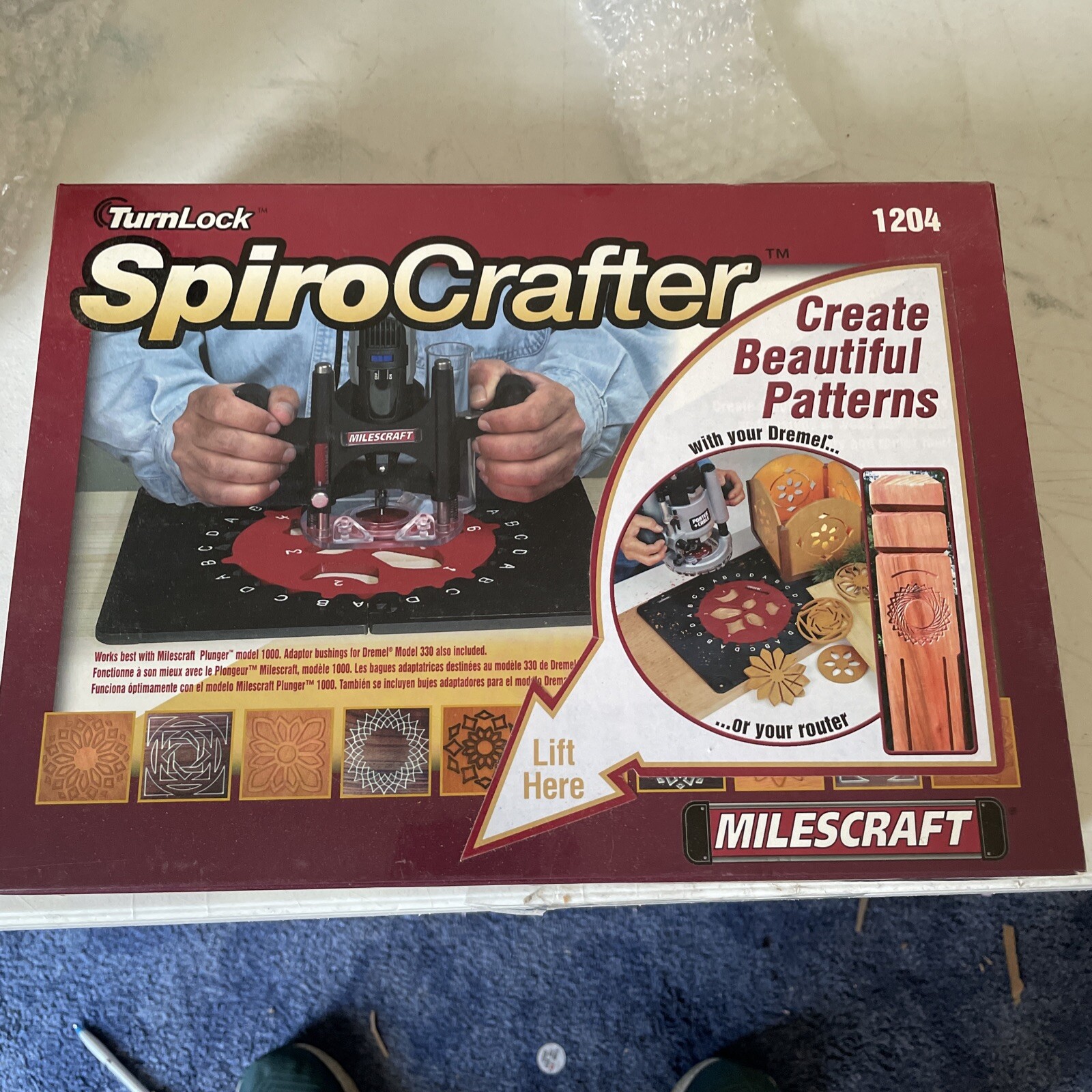 Milescraft SpiroCrafter TurnLock #1204 Create Patterns & Stencils Wood ...