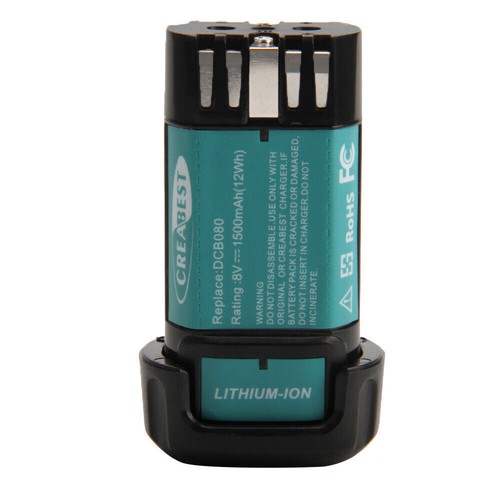 3000mAh 8V Lithium Battery For Dewalt DCB080 DCF680N1 DW4390 DCF680G2 ...