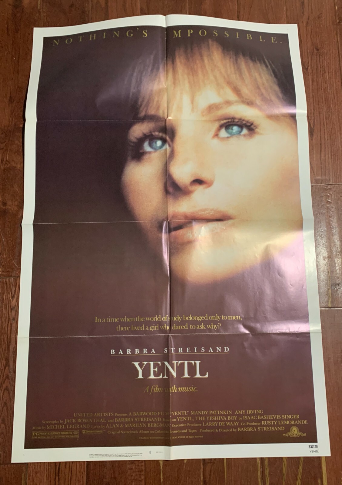 1983 Yentl Poster