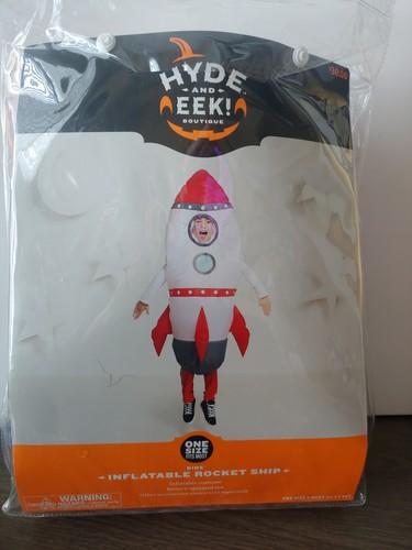 Halloween Kids Inflatable Rocket Ship Costume One Size EUC | eBay