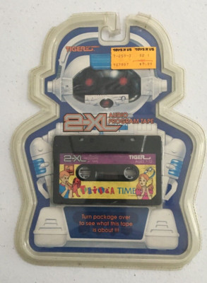 Vintage 1992 Tiger Electronics 2XL Talking Robot Cassette Tape TRIVIA ...