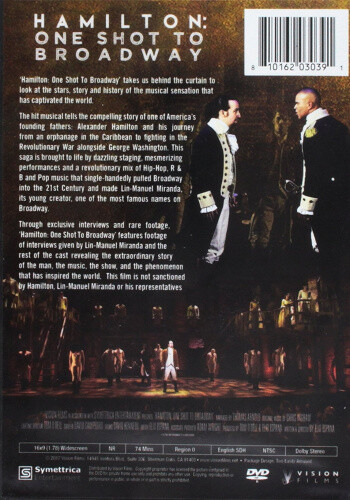 Hamilton: One Shot To Broadway [Region 4] - DVD - New | eBay