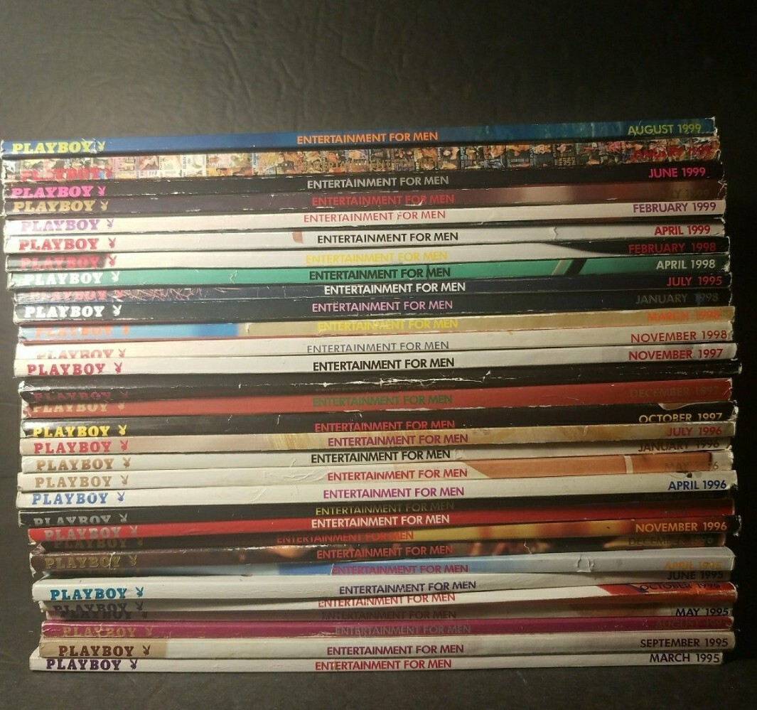 PLAYBOY 31 ISSUE MAGAZINE LOT - 1995 - 1999 W CENTERFOLD MEN'S MAGAZINE | eBay