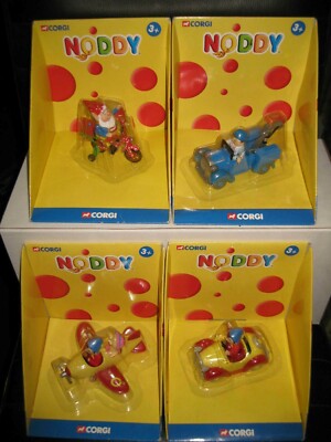 SET OF 4 CORGI NODDY MODELS NODDY CAR BIG EARS MR SPARKS TESSIE BEAR ...