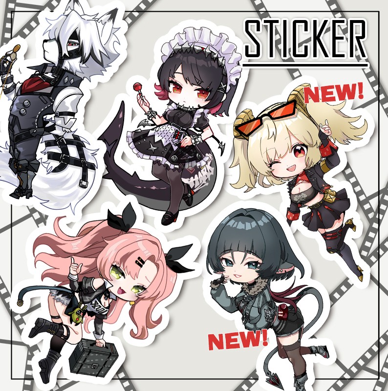 Free Shipping Zenless Zone Zero Mini Sticker (Jane Doe) Doujin Goods | eBay