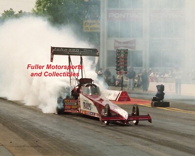 BLAINE JOHNSON TRAVERS NHRA TOP FUEL DRAGSTER 1996 8X10 PHOTO NATIONAL ...
