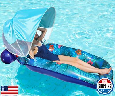 FindUWill Pool Floats with Canopy Adults - Extra Large Pool Float ...