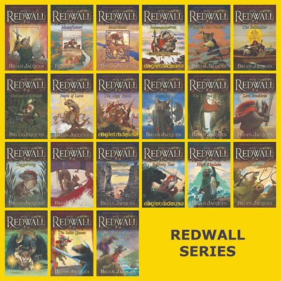 Redwall Series Set Collection Vols.1-22 Books by Brian Jacques - LARGE ...