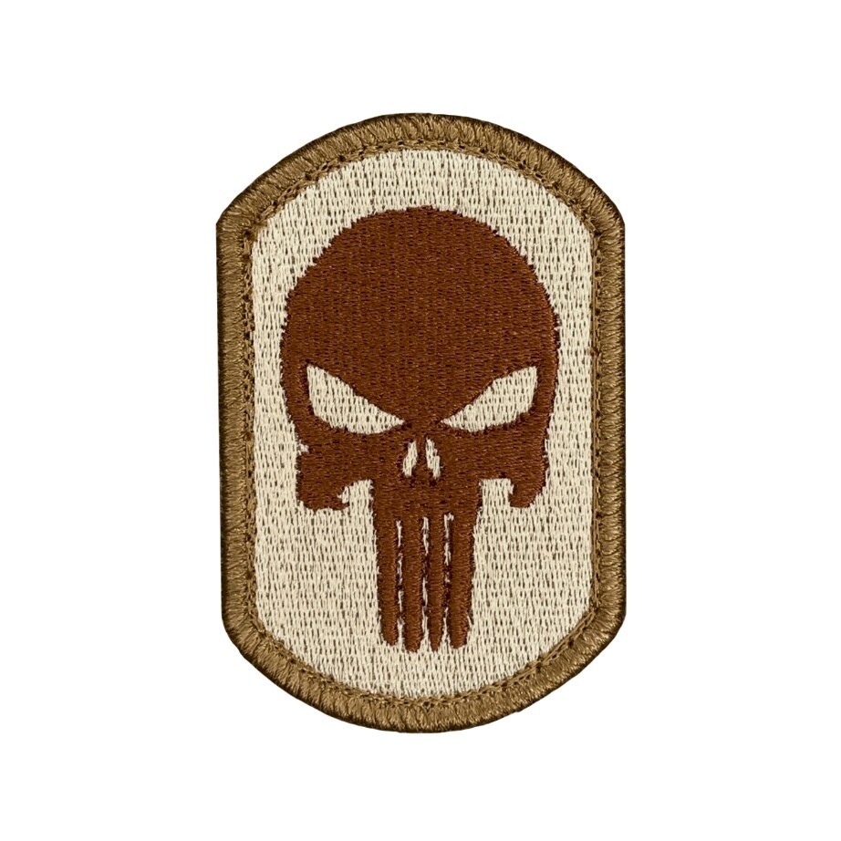 Punisher Morale Patch-Tactical Patch 3X2 Hook and Loop Made in USA | eBay