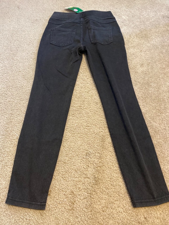 Halara Magic Womens S Crossover Stretchy Pullon Straight Blk Denim ...