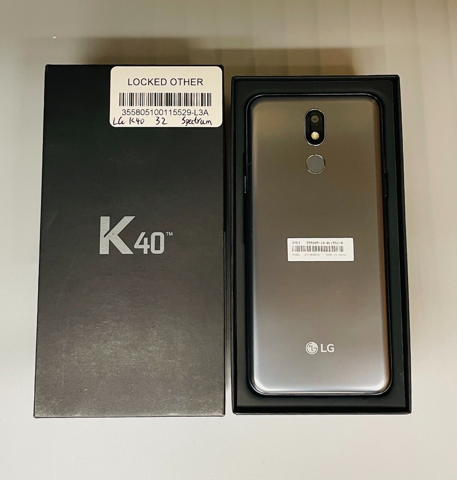 LG K40 Spectrum - 32GB Black Single SIM - 5.7'' - Very Good with Box | eBay