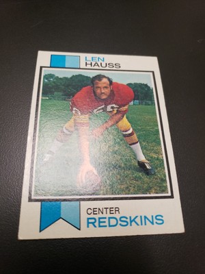 1973 Topps Football Len Hauss # 130 Washington Redskins | eBay