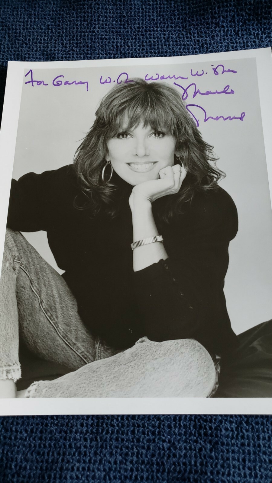 Marlo Thomas Authentic Autograph Original Photo | eBay
