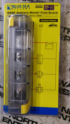 Blue Sea MRBF 3-Circuit Fuse Block Common Source 5196 | eBay