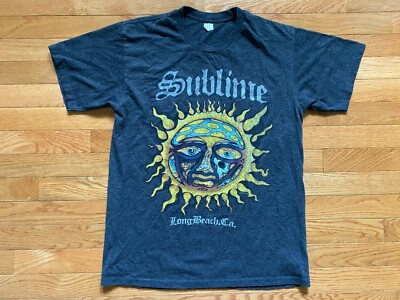 Sublime Mens Sublime Charcoal Gray Sun Graphic Band T Shirt Sz M Mens ...