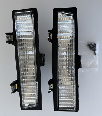 88-98 Chevy GMC CK OBS Lower Valance Air Dam FOG LIGHTS 2pc | eBay