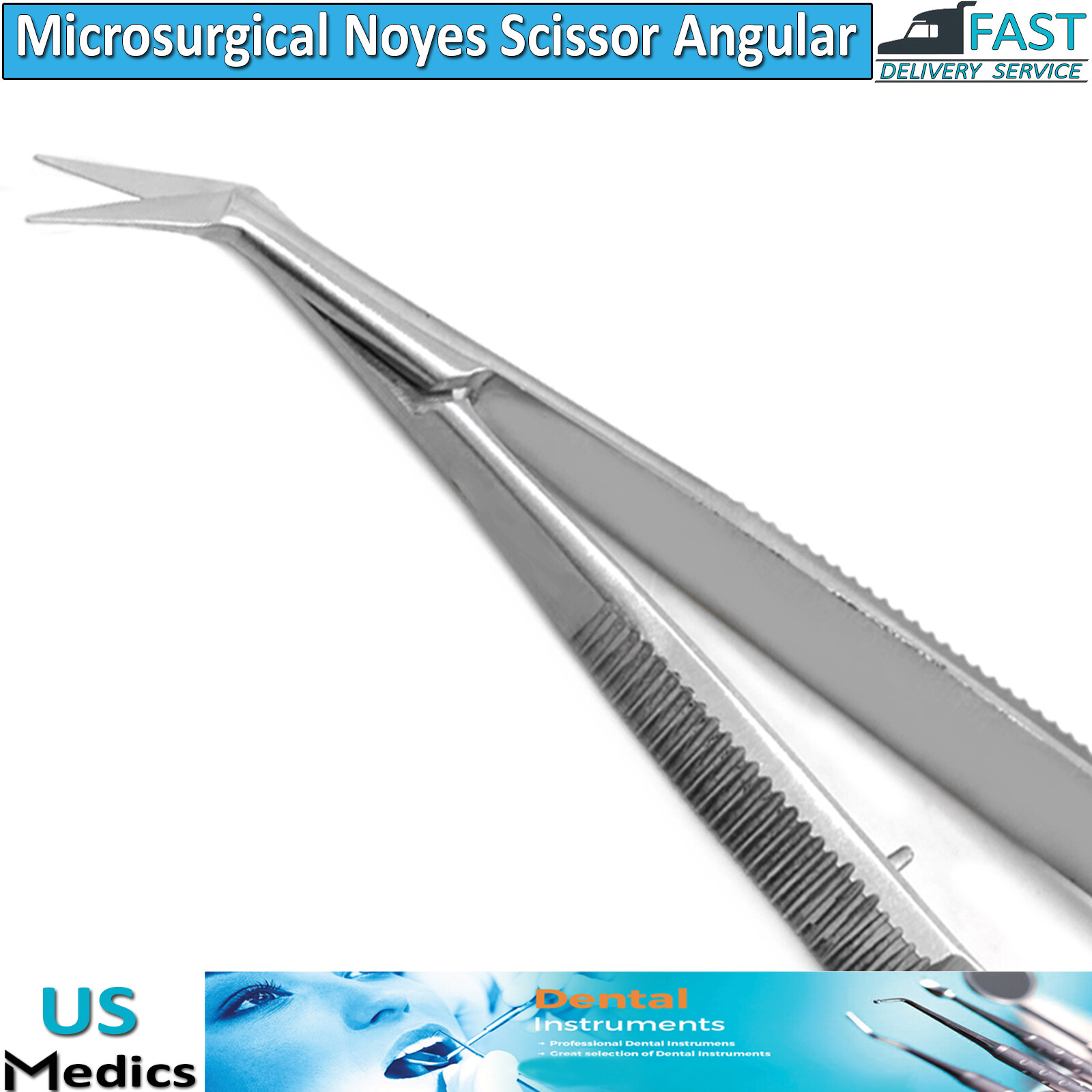 Medical Castroviejo Noyes Micro Scissor Angular Suture Dissecting ...