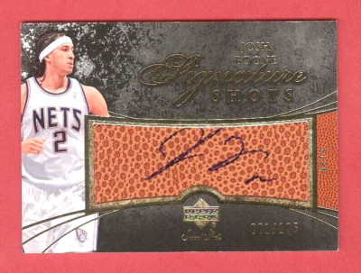 2007-08 SWEET SHOT Josh Boone SP SIGNATURE SHOTS AUTO CARD #SS-JB #d ...