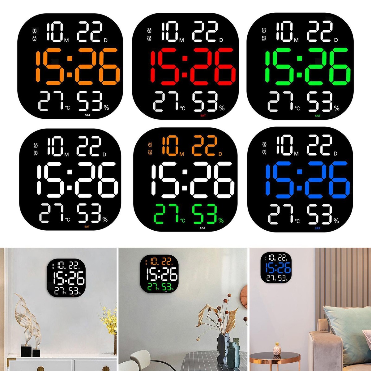 Modern Digital Wall Clocks Digital Wall Clock | My Wall Clock