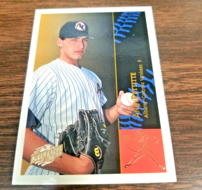 ANDY PETTITTE 1994-95 FLEER EXCEL CARD #101 ALBANY-COLONIE YANKEES ...