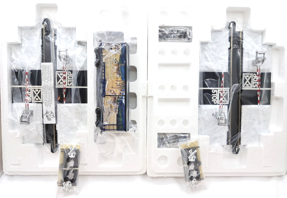 Hawthorne Village Silver Moonlight Express Wolf On30 Train Set and ...