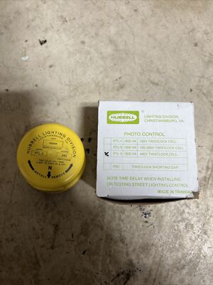 HUBBELL PTL-5 PHOTO CONTROL Eye Cell 480V 1800VA | eBay