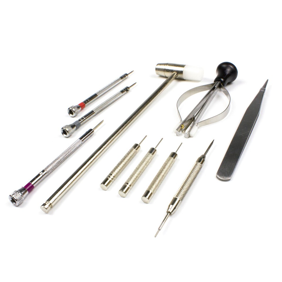 Professional Watch Repair Kit Watchmaker Back Case Opener Link Pin ...