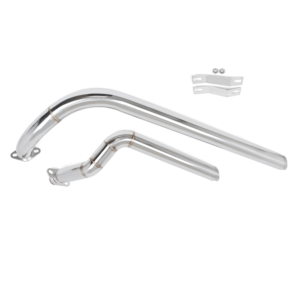 Chrome Shortshots Staggered Exhaust Pipes Kit For Honda Shadow ACE 750 ...