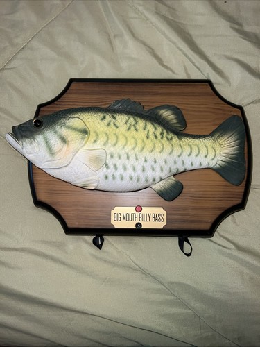 Vintage Original Big Mouth Billy Bass Gemmy Industries Singing Wall ...