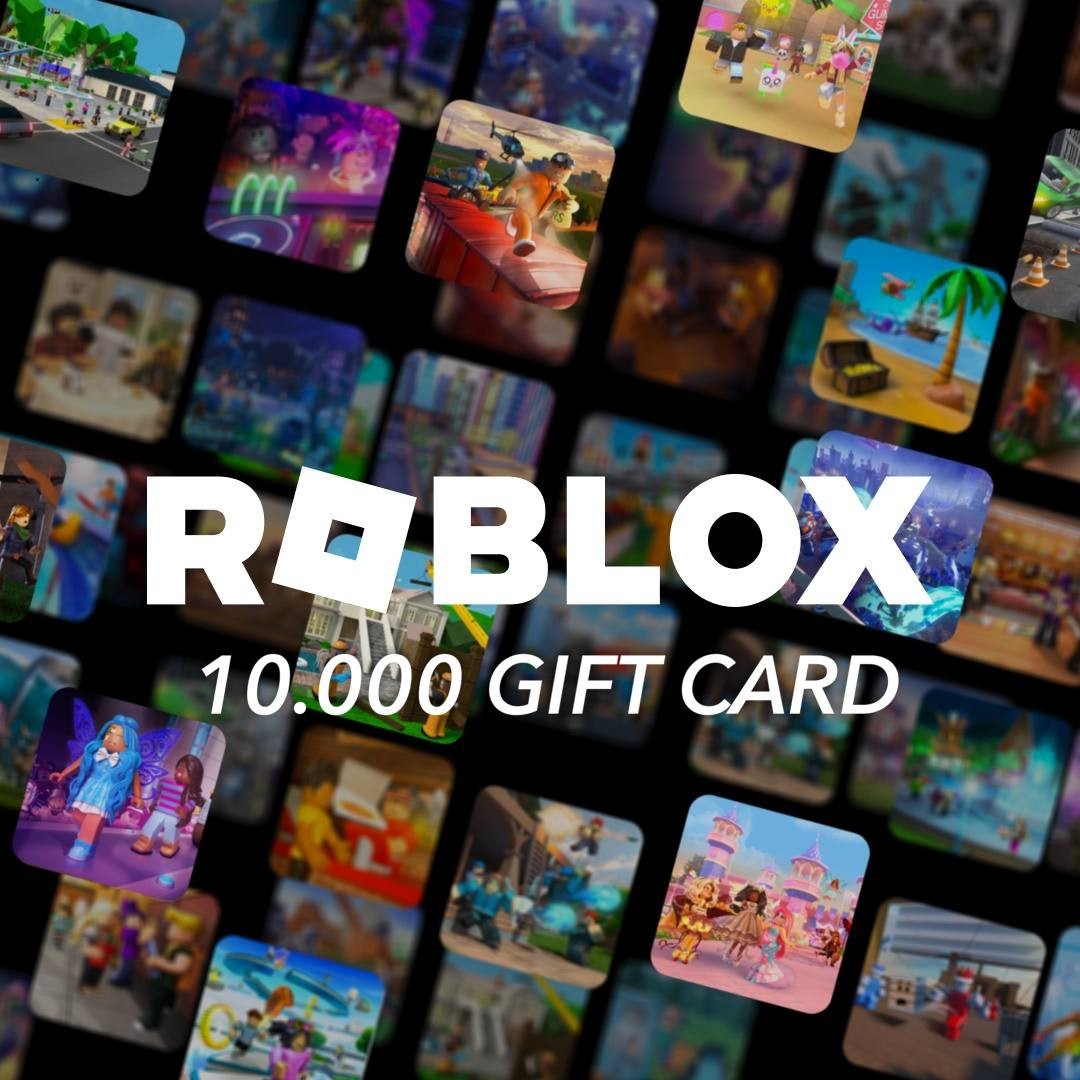 10.000 ROBUX GIFT CARD. ROBLOX GAME. GIFT FOR CHILDREN | eBay UK