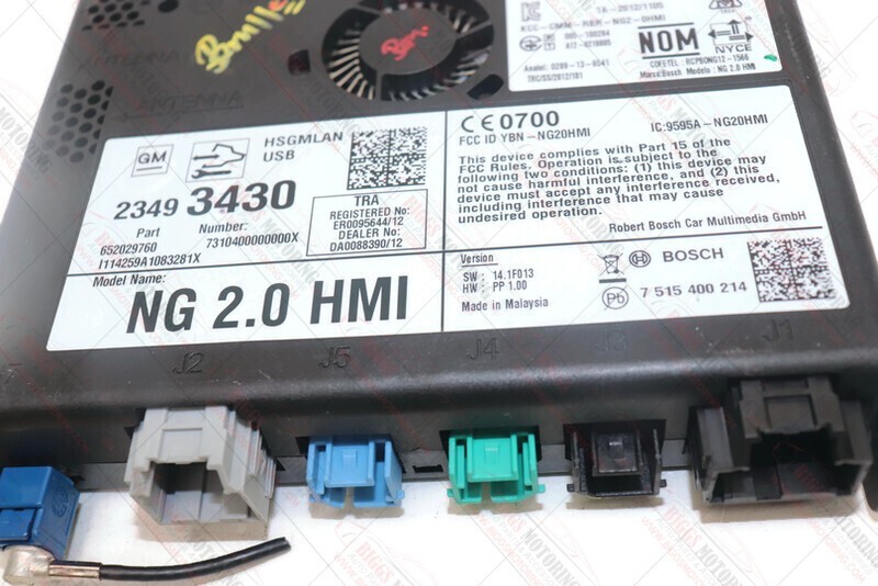 2015-2019 Cadillac Escalade 2.0 HMI Human Machine Interface Module ...