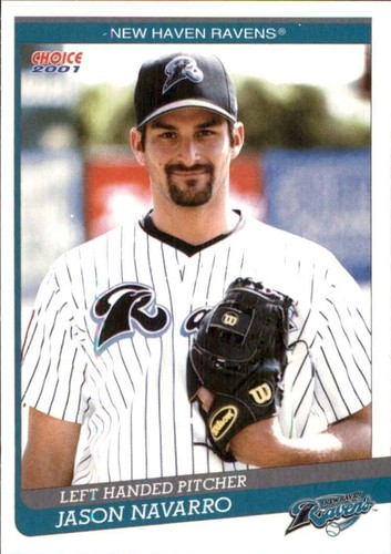 Jason Navarro 2001 Choice New Haven Ravens #08 RC *AutographDen* FREE ...