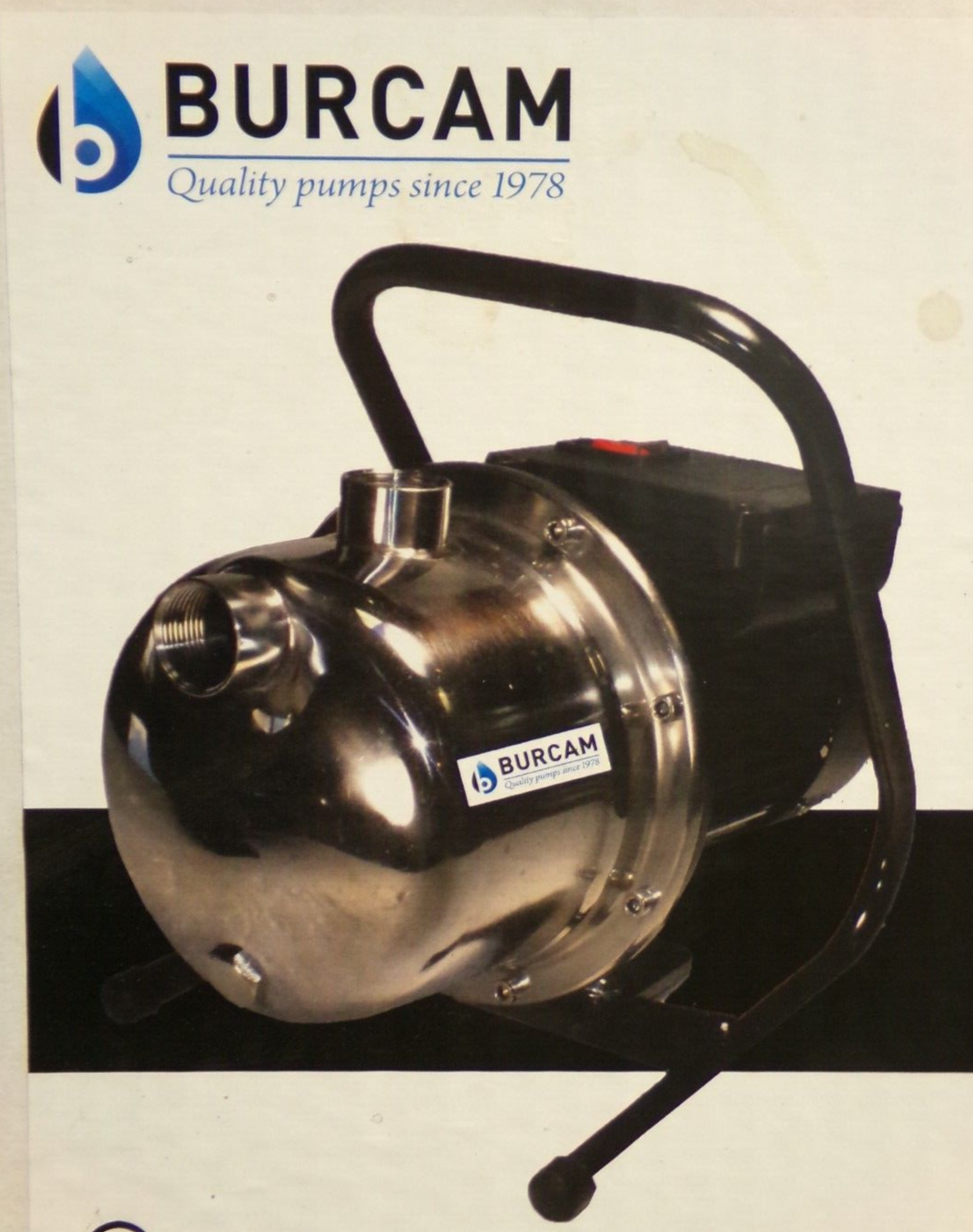 BURCAM Stainless Steel 1.0 HP Lawn Sprinkler Pump, 506533SS, New A4 | eBay