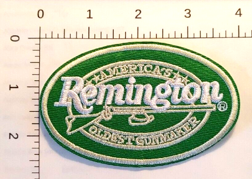 Remington Embroidered Patch Iron-On Sew-On US ship Cowboy Hunting Rifle ...
