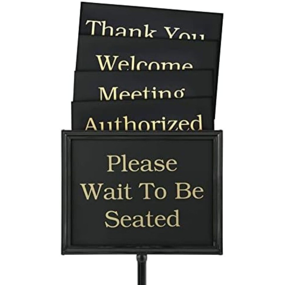 Please Wait To Be Seated Sign Restaurant Commercial Equipment Stand ...