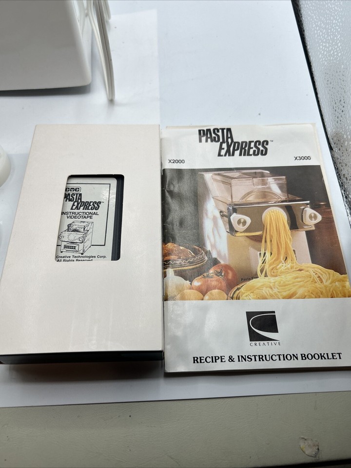 CTC Deluxe Pasta Express Electric Pasta Machine- 12 Heads, Tape ...