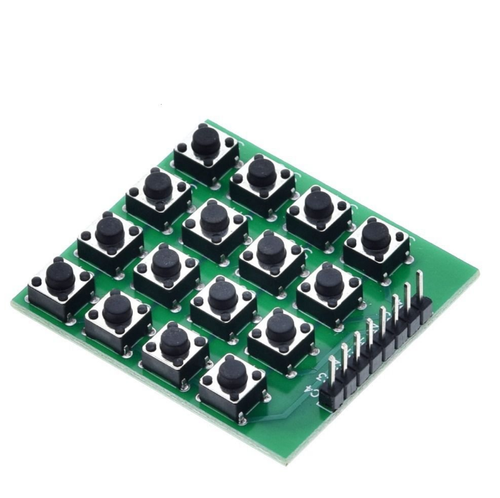 8pin 4x4 Matrix 16 Keys Button Keypad Keyboard Breadboard Module MCU ...