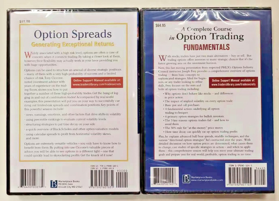 2 DVD: A COMPLETE COURSE IN OPTION TRADING FUNDAMENTALS / OPTION ...