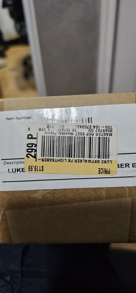 STAR WARS MASTER REPLICAS LUKE SKYWALKER ROTJ FORCE FX LIGHTSABER SW ...