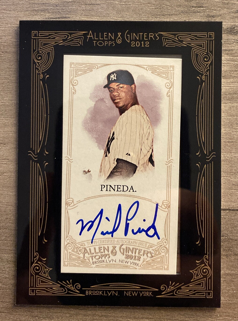 2012 Topps Allen & Ginter's Framed Mini Auto Michael Pineda #AGA-MP ...
