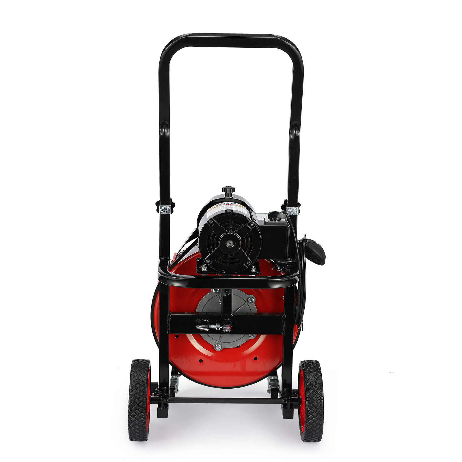 100' x 1/2" Drain Cleaner Electric Sewer Snake Cleaning Machine with 4 ...