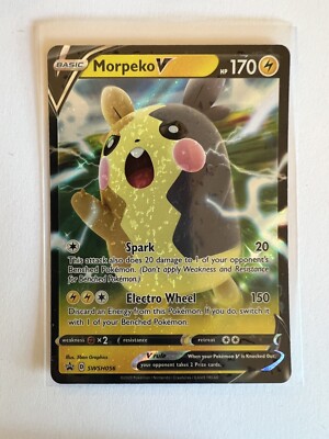 Morpeko V SWSH056 NM Promo Rare Pokemon Card | eBay