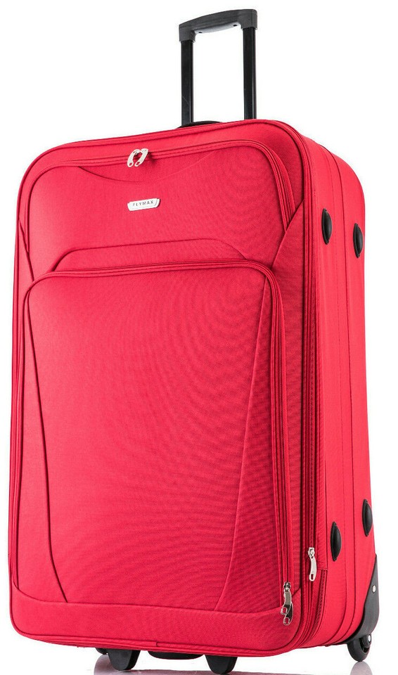 26" Medium Suitcase Lightweight Expandable Luggage Soft Travel Bag 65 ...