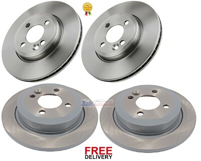 FOR MINI R56 ONE COOPER 1.6 (2006-2013) FRONT & REAR BRAKE DISCS SET ...