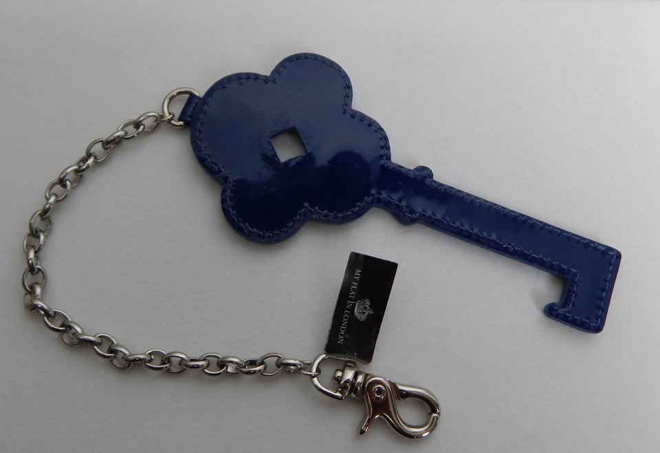 Genuine Brighton Estate Key Fob Magnetic Handbag Charm BLACK GREEN OR ...