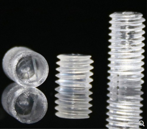 PC Polycarbonate Plastic Slotted Set Screws With Flat Point M3 M4 M5 M6 ...