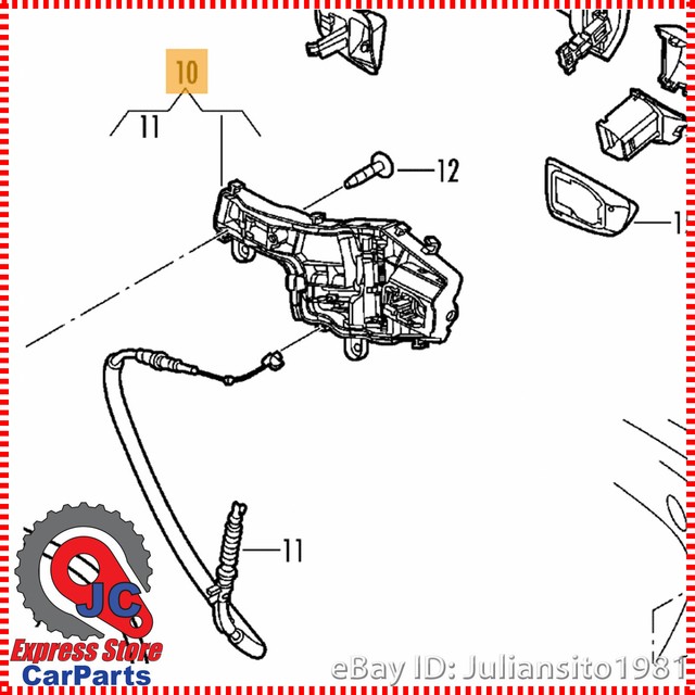 17A837811E Volkswagen Genuine OEM 2018 2021 Jetta Left Front Bow With ...